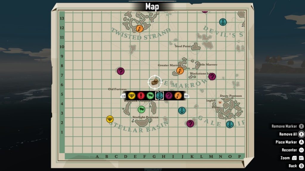 วิธีใช้ Map Markers ใน Dredge - All Things Game